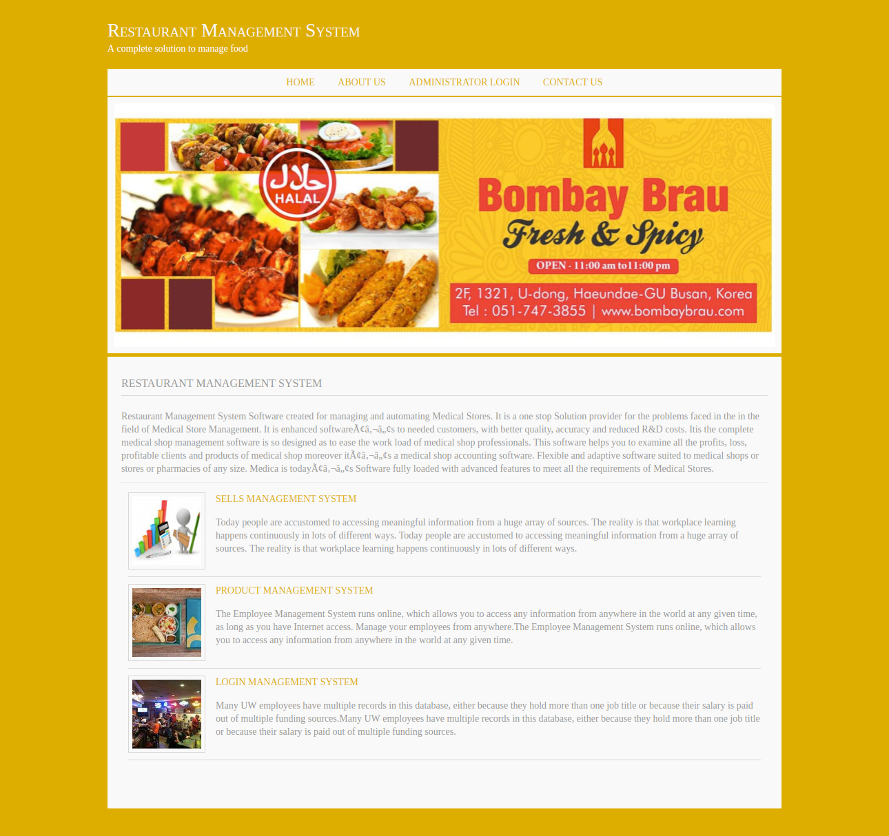 Free Restaurant Management System Java Spring Boot Mvc Mysql Projects Source Code Documentation